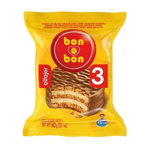 Alfajor Bon o Bon Triple - Dimaf
